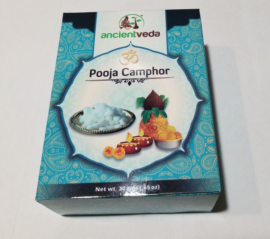 Pure Camphor Kapoor Cubes For Puja 20 gms #31626 | DesiClik.com, USA
